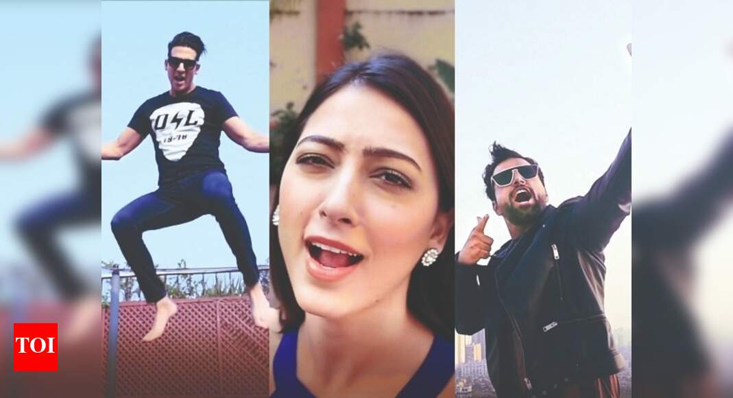 Celebs get hooked to the new Mumbai Rap - Times of India