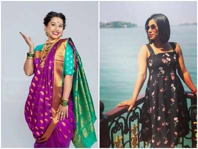 Shreya Bugde flaunts her second tattoo which resembles an equilibrium ...