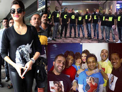 Jacqueline Fernandez's fans get creative in Toronto | Hindi Movie News ...