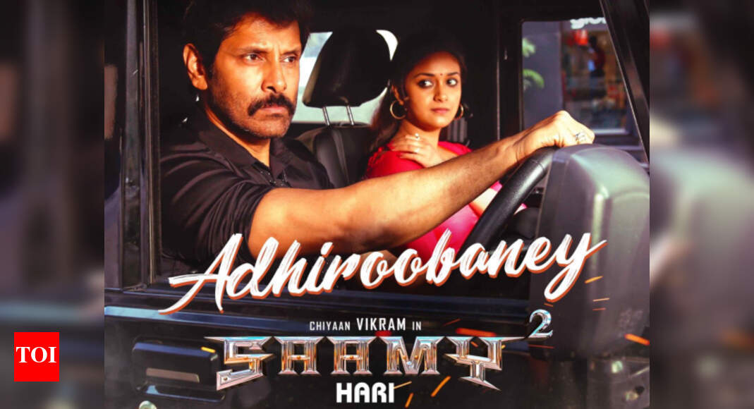 ‘Saamy Square’ song ‘Adhiroobaney’ featuring Vikram and Keerthy Suresh ...