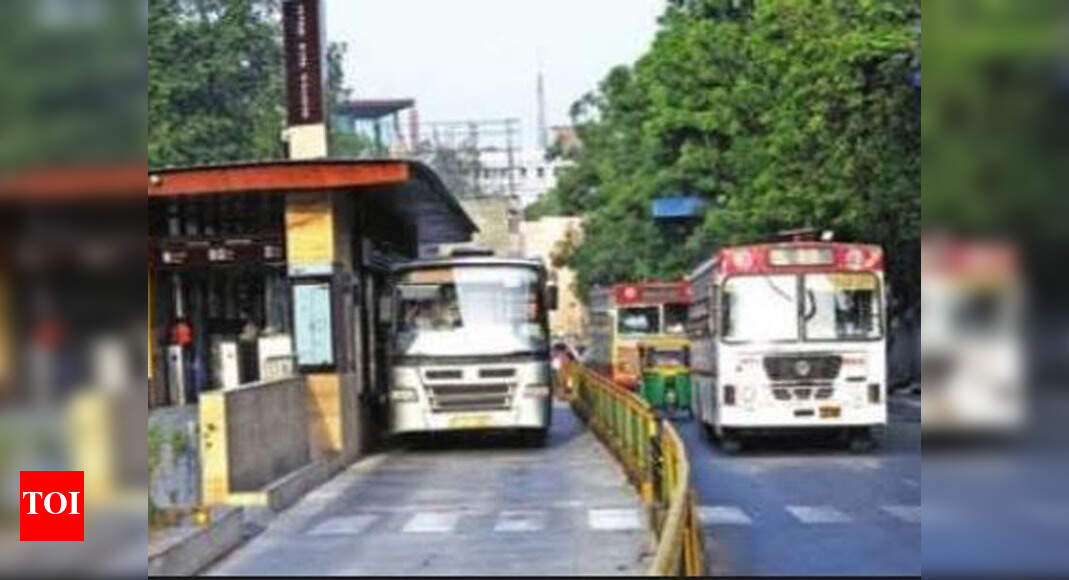BRT traffic stagnant despite bigger network, fleet | Ahmedabad News ...
