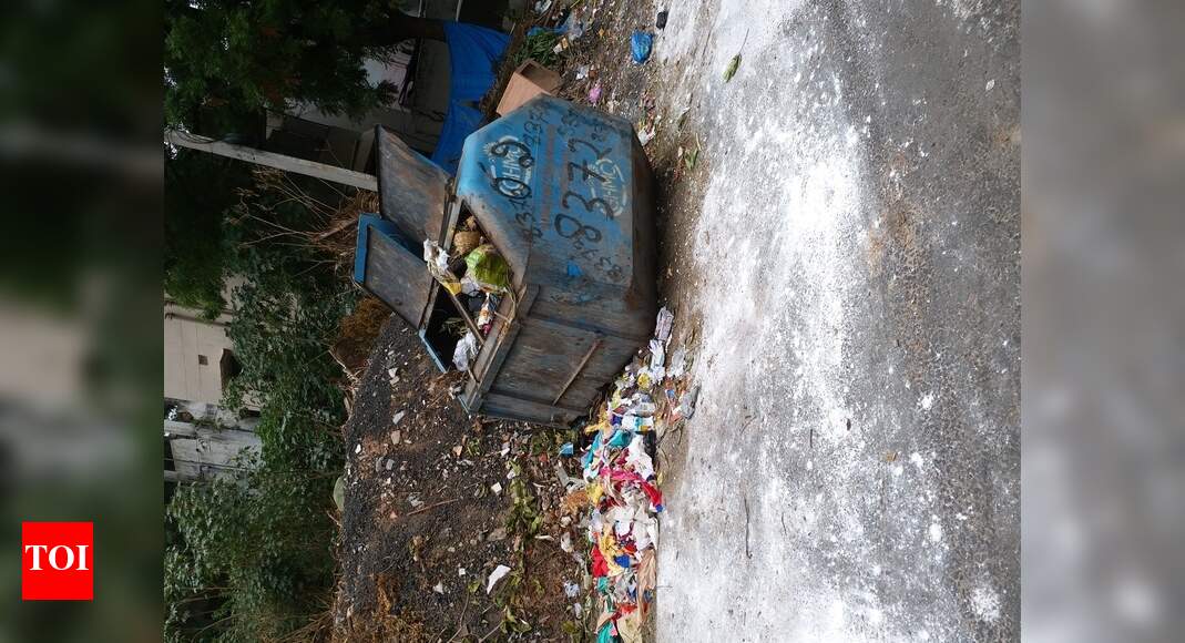 GHMC PEOPLE ARE NOT SHIFTING DUST BIN - Times of India