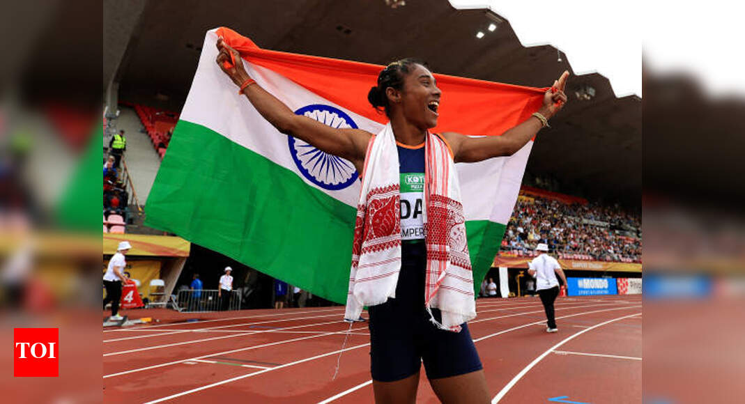 Hima Das: Under-20 World Athletics: Hima Das scripts history, wins gold ...