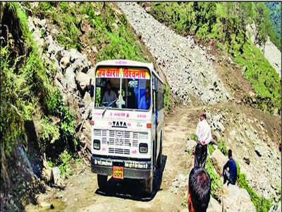 After spate of landslides, vehicles barred from going to Yamunotri ...