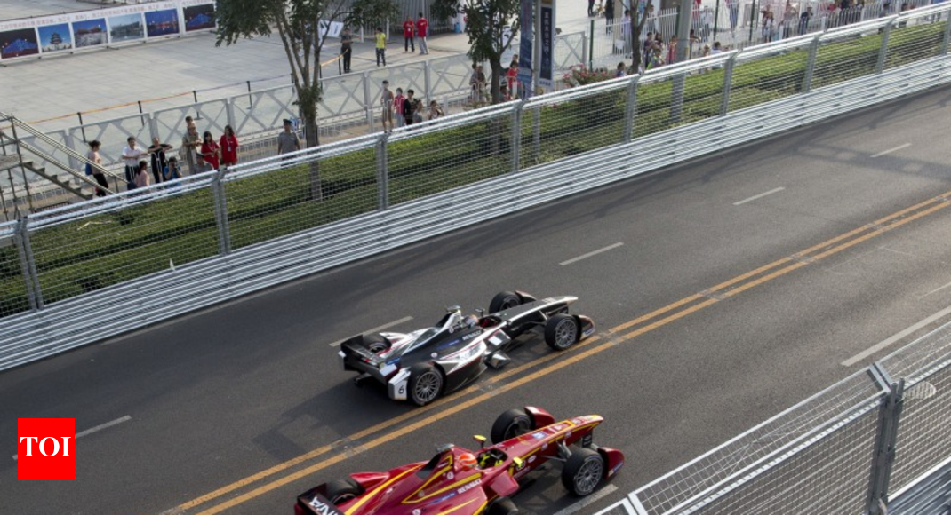 Formula E race showcases electric car batteries of the future - Times ...