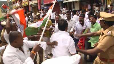Kamaraj birth anniversary: BJP, Congress cadres clash in Salem ...