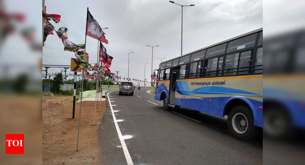 Two arms of Trichy Junction road overbridge opened for traffic | Trichy ...