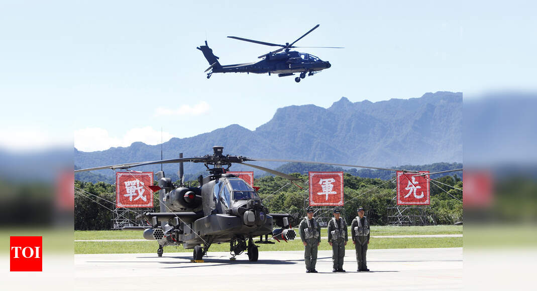 Taiwan's Apache fleet goes into service amid China tensions - Times of ...