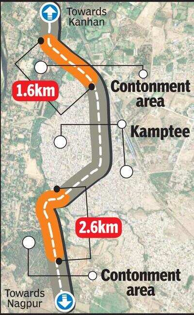 Cantonment board stops Kamptee road concretization | Nagpur News ...