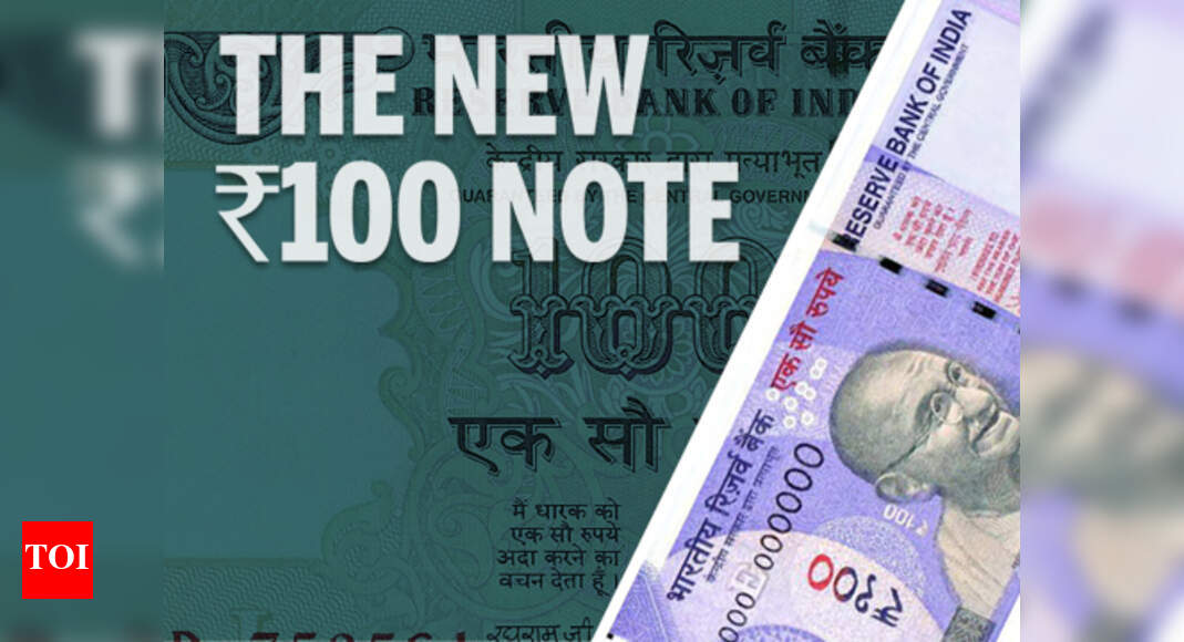 What's new in the new Rs 100 note? - Times of India