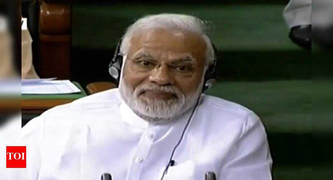 No trust motion: PM Modi laughs as Rahul Gandhi says 'PM can't look ...