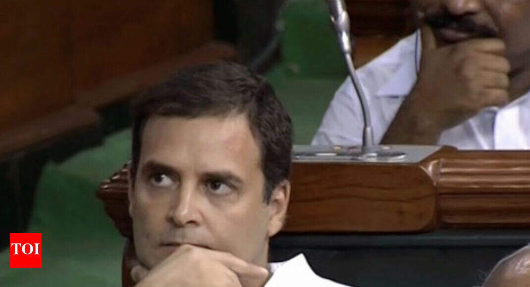 BJP submits privilege notice against Rahul Gandhi for 'misleading' Parliament | India News ...