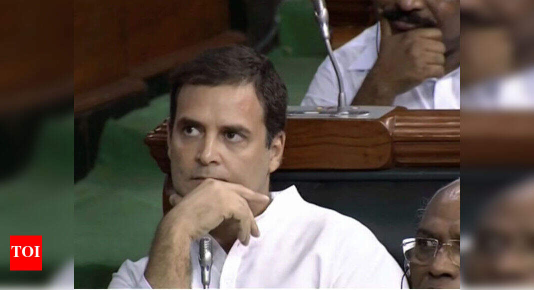 BJP submits privilege notice against Rahul Gandhi for 'misleading' Parliament | India News ...
