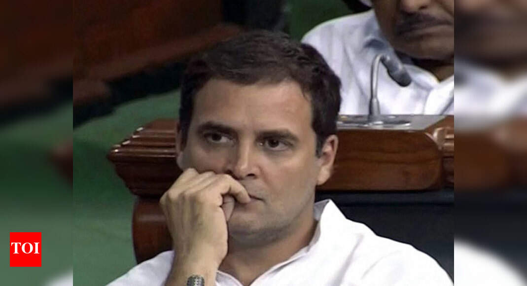 BJP MPs submit privilege notice against Rahul Gandhi for 'misleading' Parliament | India News ...
