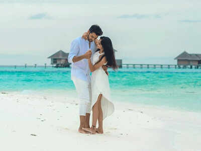 Mrunal Jain enjoys a romantic getaway with wife Sweety - Times of India