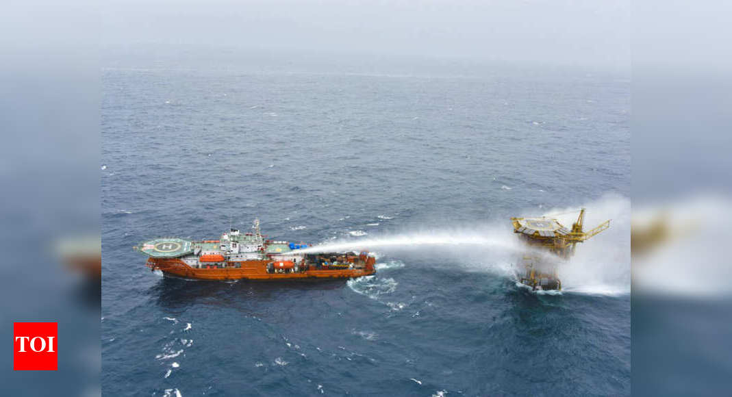 Indian Navy helps ONGC in stopping offshore gas leak at Bombay High ...