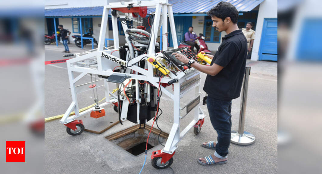 Bandicoot: Kumbakonam gets TN’s first Bandicoot, a semi-automatic robot ...