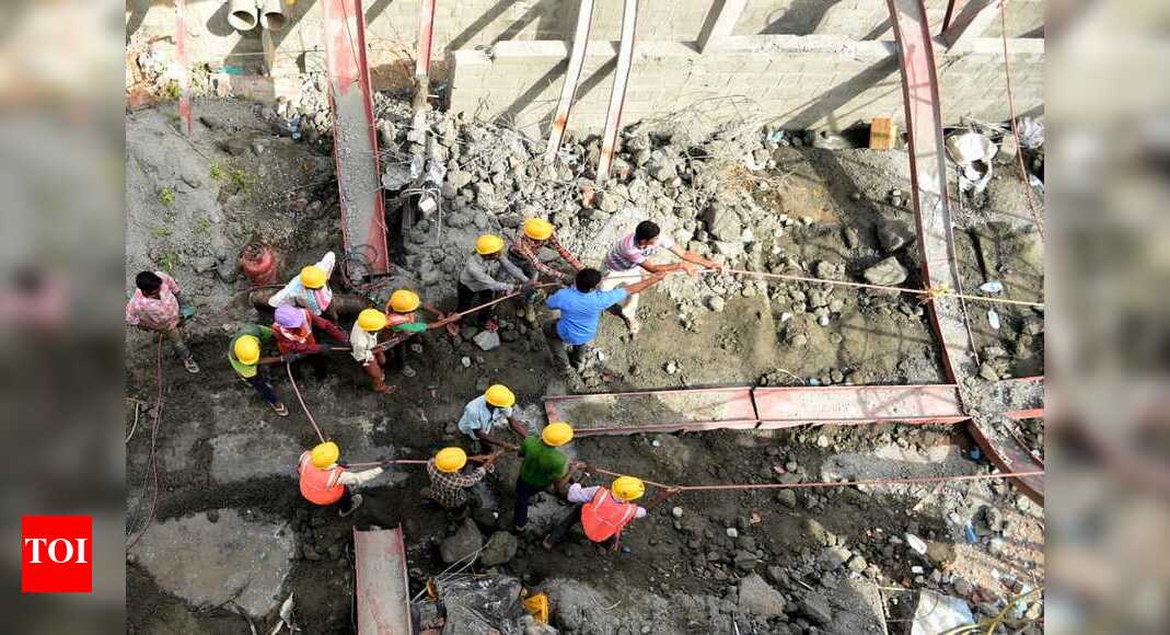 Chennai building collapse: Chennai under construction hospital building ...
