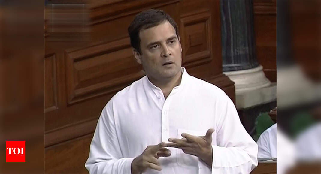Will look into privilege motion against Rahul Gandhi: LS Speaker | India News - Times of India