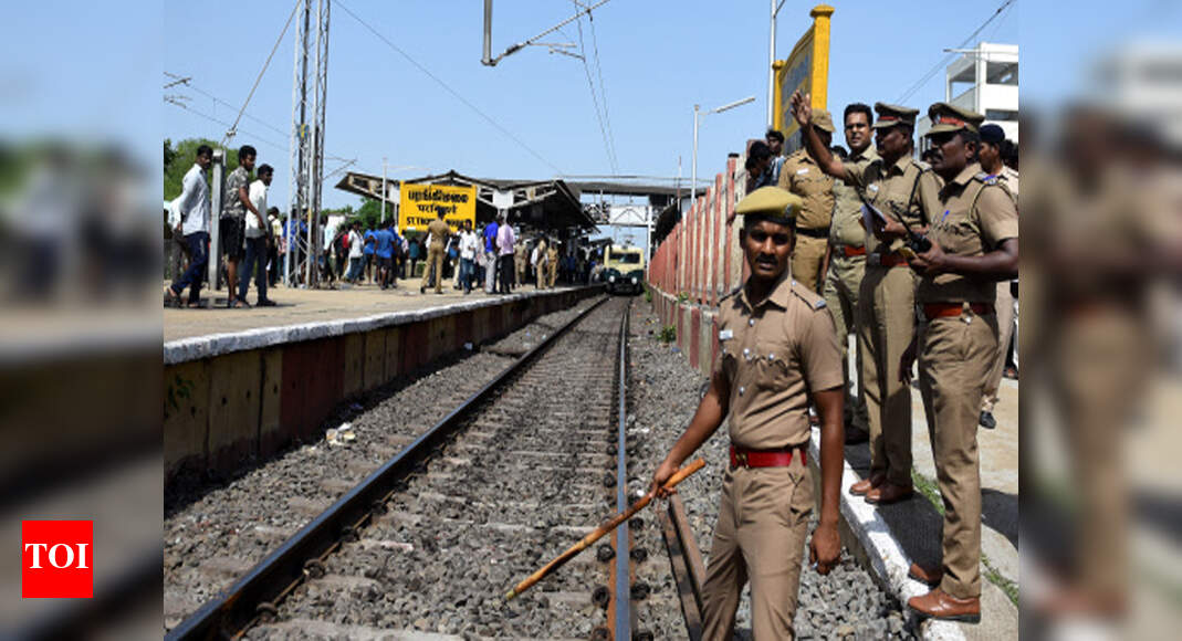 Train Crashing Against Wall: Four riding train footboard die after ...