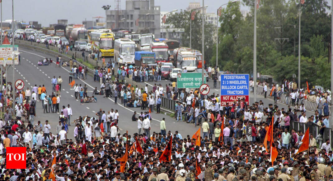 Mumbai Maratha protest: Maratha quota stir: Internet services suspended ...