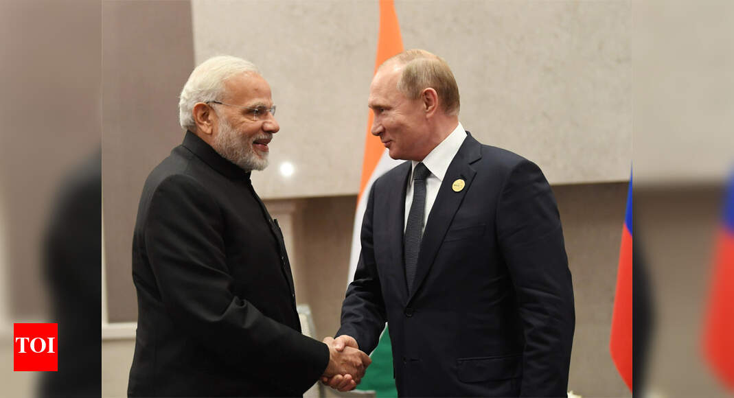 PM Modi meets Russian President Putin | India News - Times of India