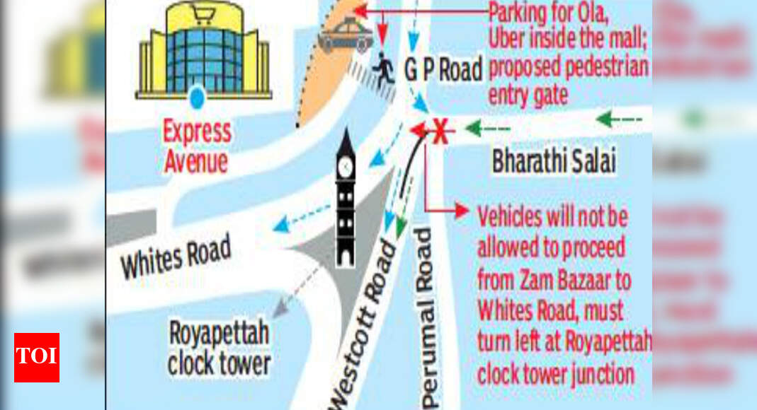 Royapettah Junction: Cops try new route plan to ease traffic at ...