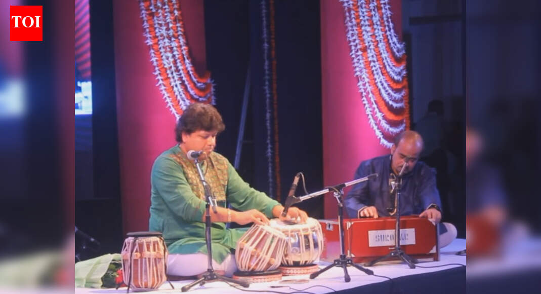 Pandit Subhankar Banerjee’s tabla moves regale the music lovers of Nagpur