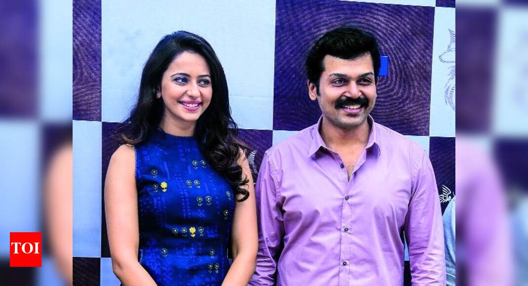 Karthi, Rakul Preet on a song | Tamil Movie News - Times of India