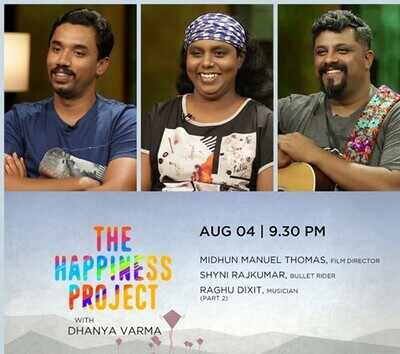 Midhun Manuel Thomas to visit The Happiness Project - Times of India