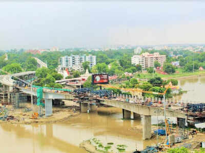 Lucknow metro completes over 80% of Metro’s Gomti Bridge’s civil work ...