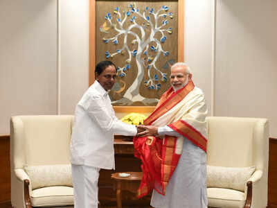 KCR meets Modi, says TRS open to post-poll alliance with BJP in 2019 ...