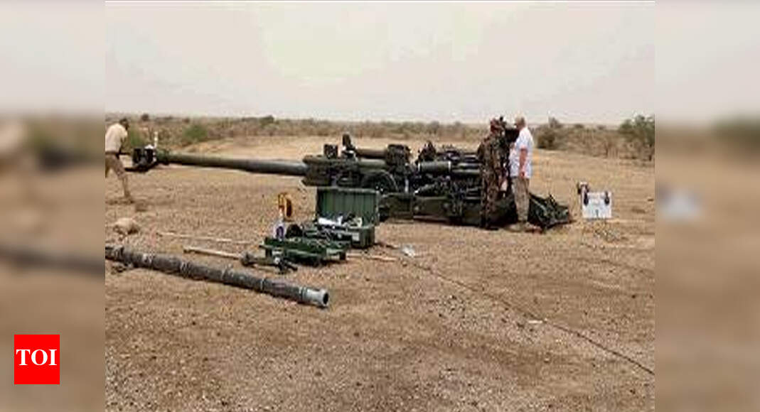Army Guns: Trial of Howitzer guns resumes in Pokhran | Jaipur News ...