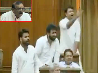Ruckus in Delhi assembly after BJP MLA uses 'objectionable word' against AAP's Amanatullah Khan ...