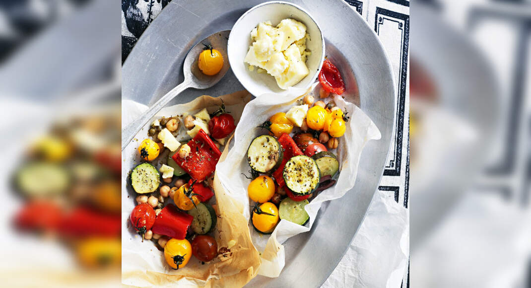 Grilled Vegetables Parcels Recipe: How to Make Grilled Vegetables ...