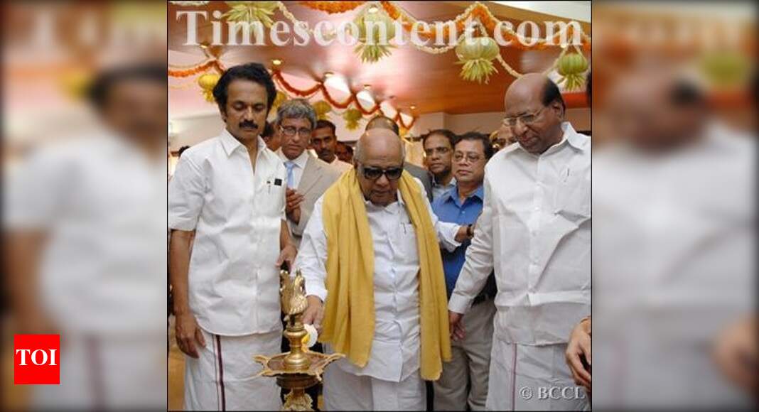 The political journey of M Karunanidhi: A timeline | India News - Times ...