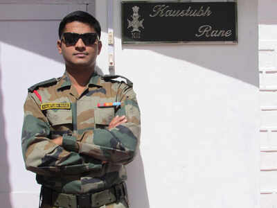Major Kaustubh Rane martyred in LoC in north Kashmir was promoted in ...