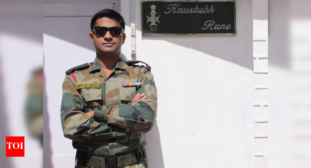 Major Kaustubh Rane martyred in LoC in north Kashmir was promoted in ...