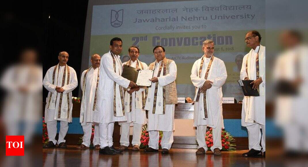 Is JNU convocation start of a new tradition - Times of India