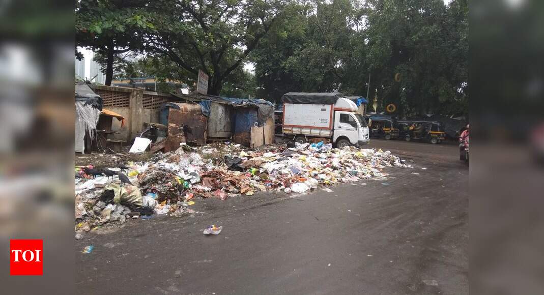 uncollected garbage - Times of India