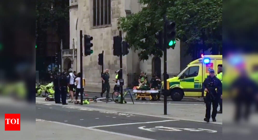 Man Held As Terror Suspect After Ramming Car Into Barrier At Uk