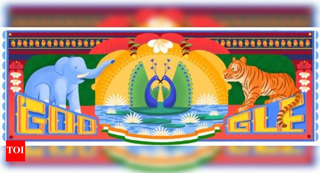 Google Doodle for India Independence Day: Google's 'truck art' Doodle ...