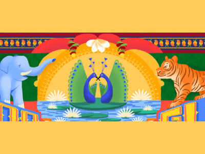 Google Doodle for India Independence Day: Google's 'truck art' Doodle ...