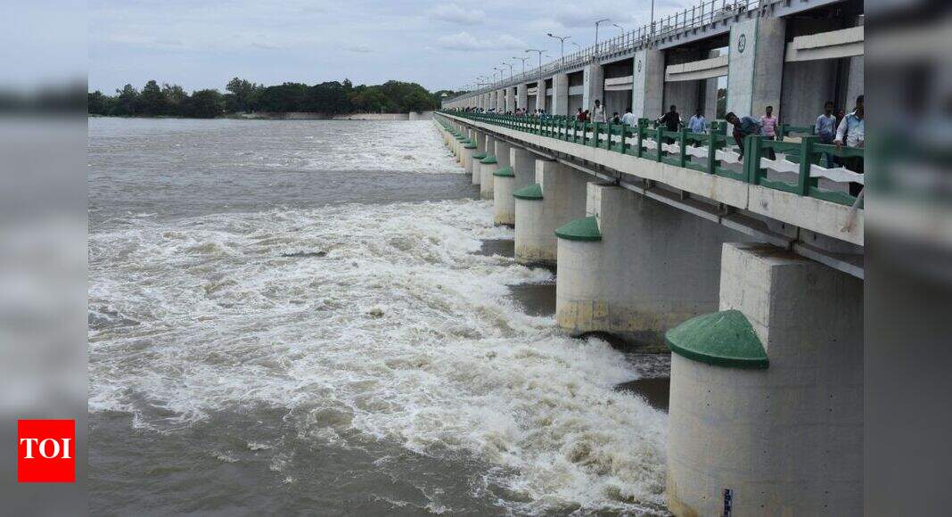 1.08 lakh cusecs of water being released into Kollidam river from ...