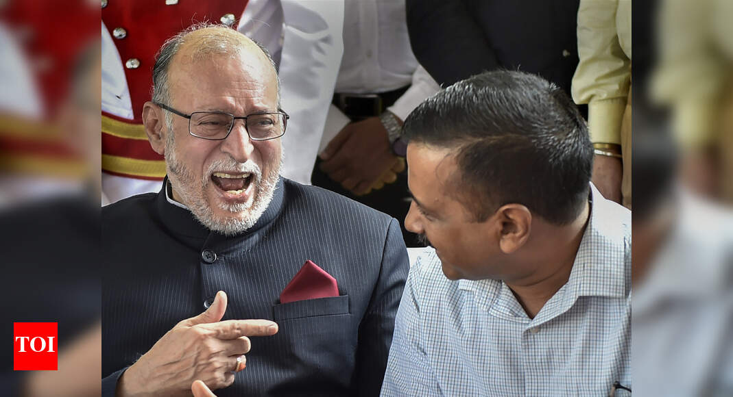 Delhi LG wishes Arvind Kejriwal on his 50th birthday | Delhi News ...