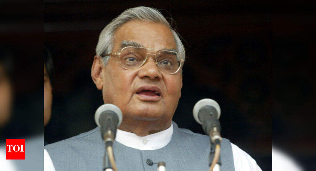 The speech that Vajpayee couldn’t finish | India News - Times of India