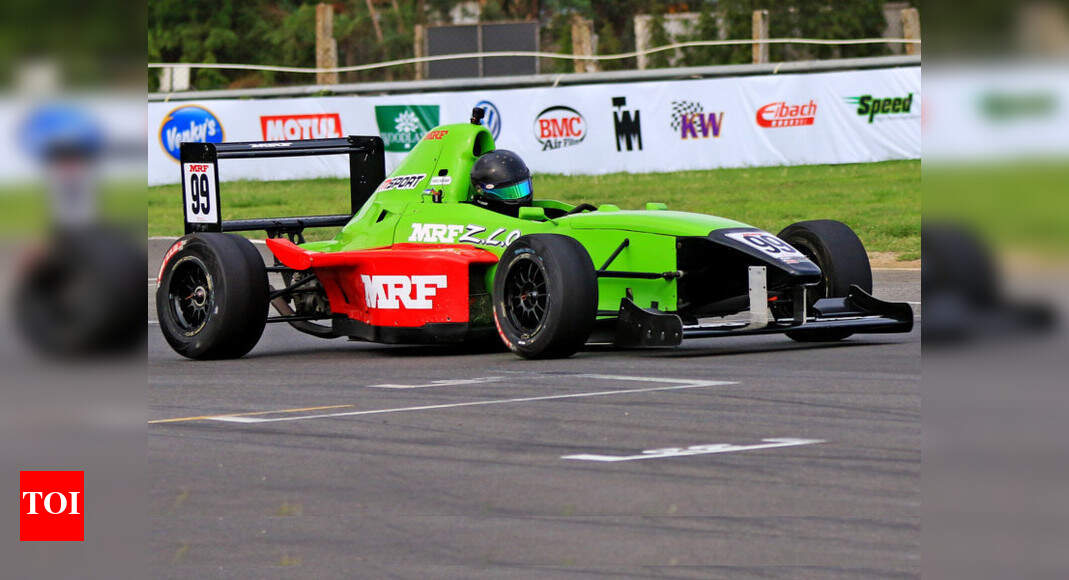 RACING: Raghul Rangasamy takes pole in MRF F1600 - Times of India