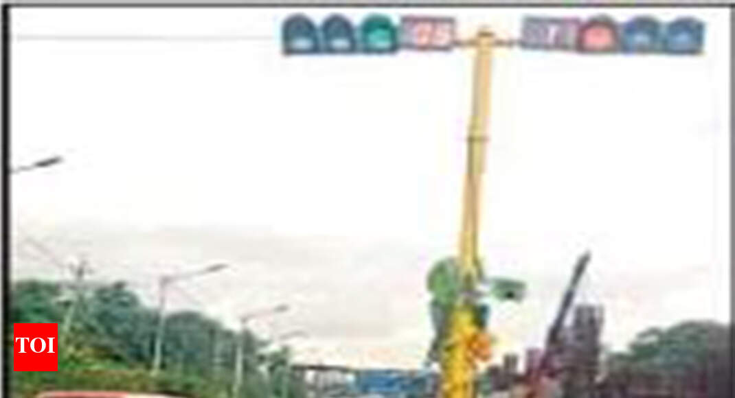 K R Puram bridge gets automated traffic signal | Bengaluru News - Times ...