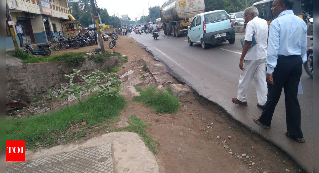 Eroded Road - Times of India