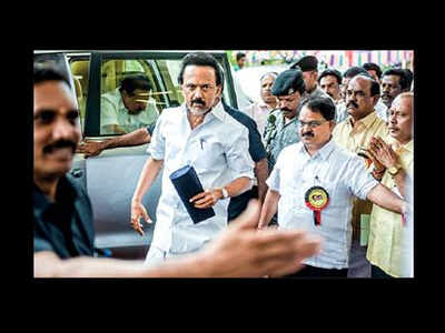 District units pitch for M K Stalin as president | Chennai News - Times ...